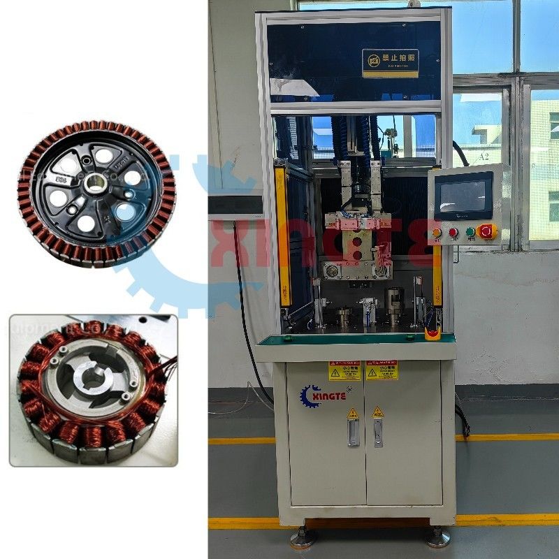 XT-02D Automated Double Nozzle Stator Winding Machine For Precision ...