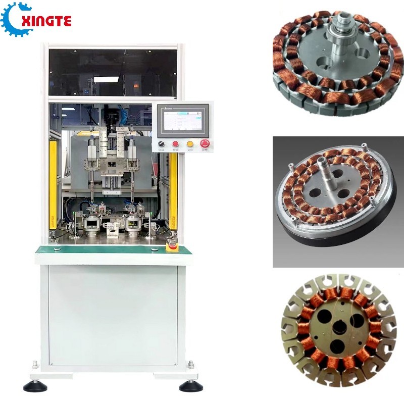 Auto Electric Motor BLDC Stator Winding Machine 1200RPM High Speed