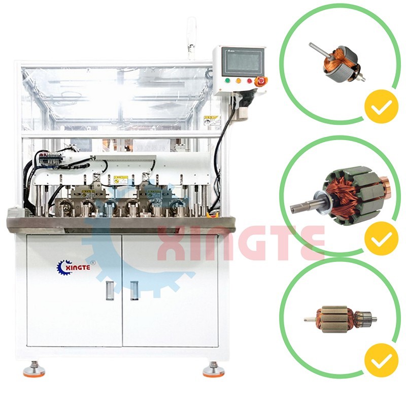 Volledig geautomatiseerde 7kW armaturegraafmachine met 6 werkstations